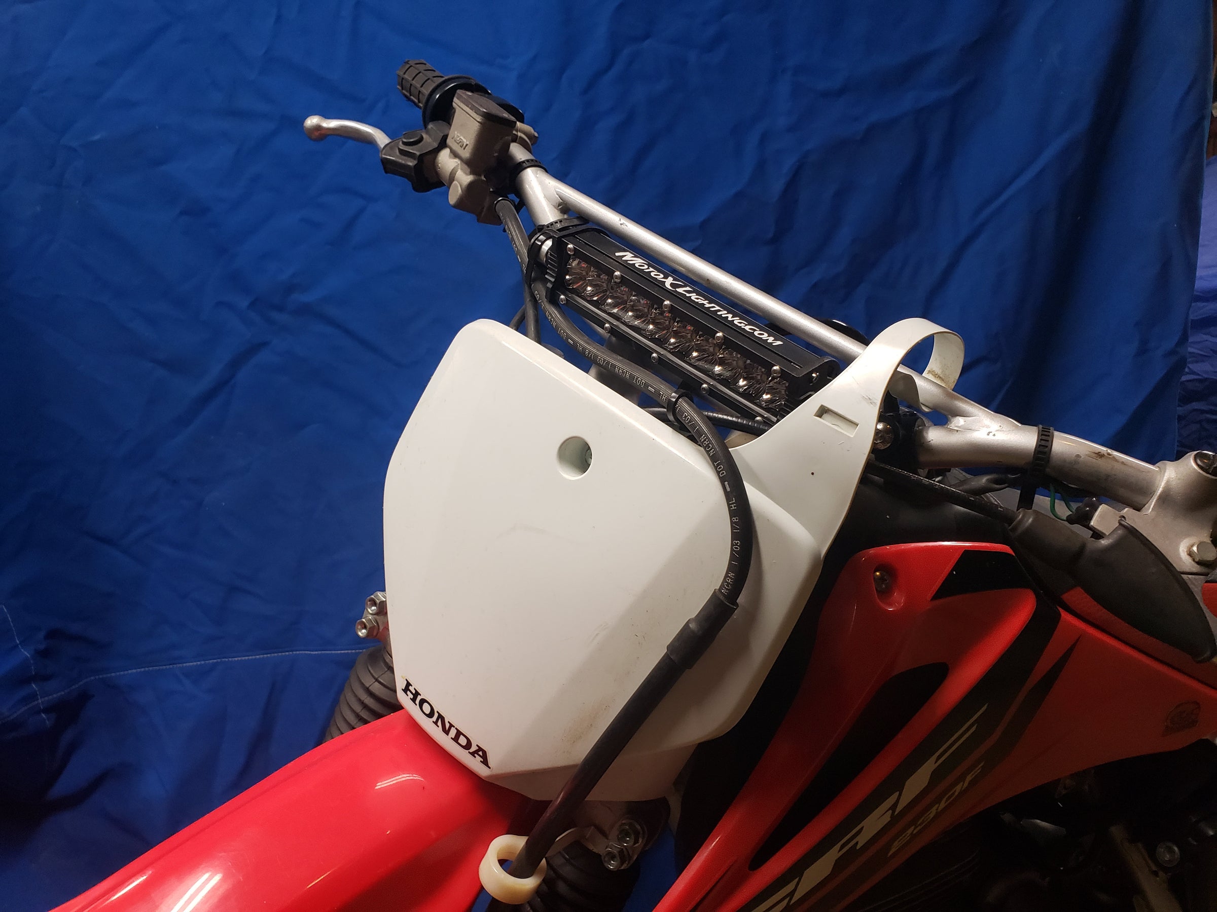 Custom Honda CRF250F plug-n-play led headlight light bar lighting kit ...